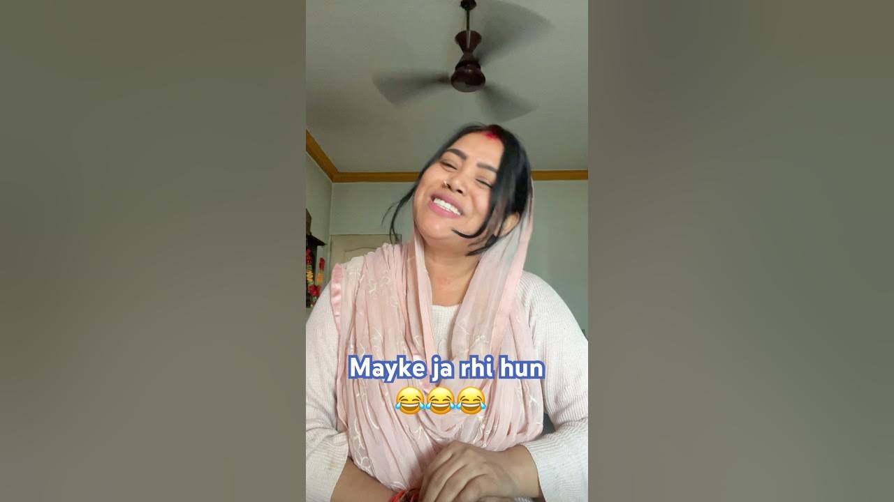 Suno ji me mayke ja rhi hun😂😂😂#comedy #funny #sunoji #ytshorts #shortsfeed #sagarneetukilife💕 ...