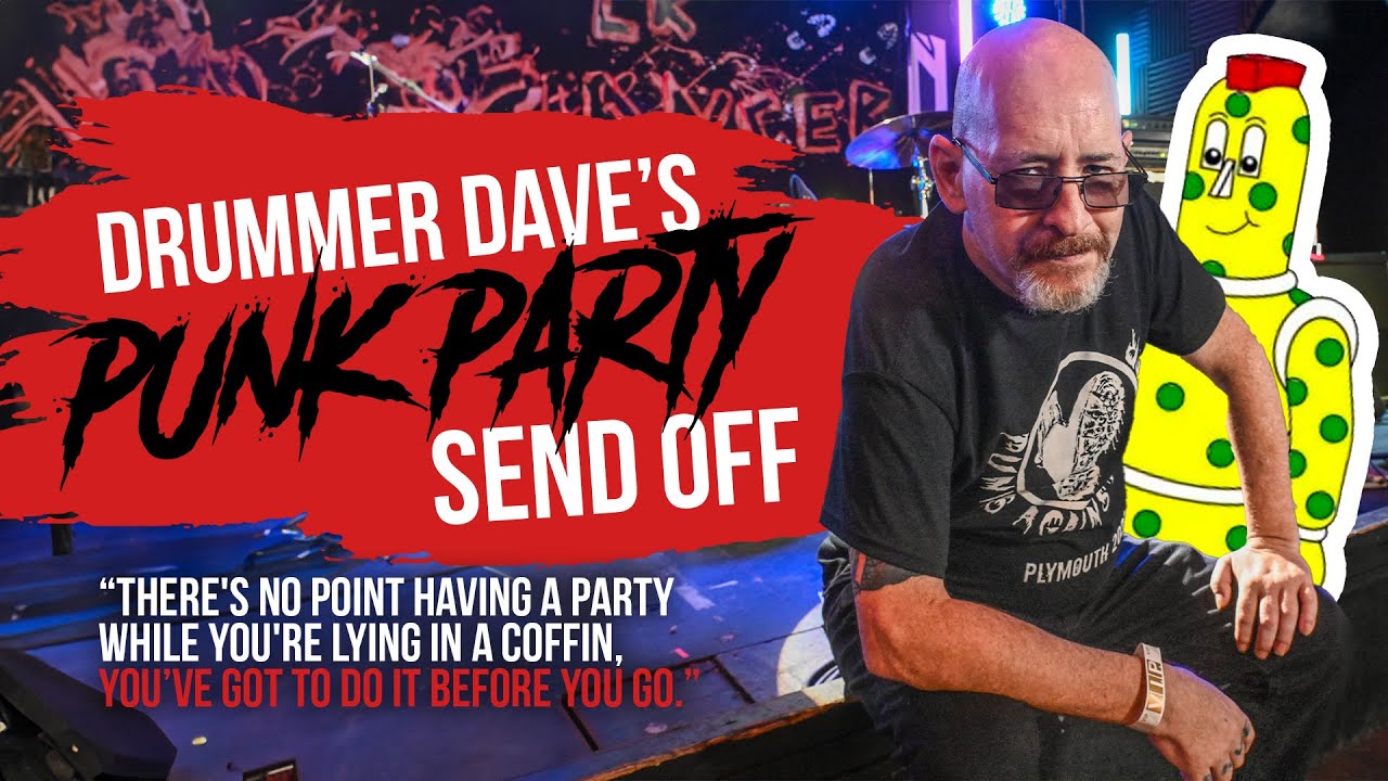 St Luke's Hospice Plymouth | Drummer Dave (aka Spotty) and his punk ...