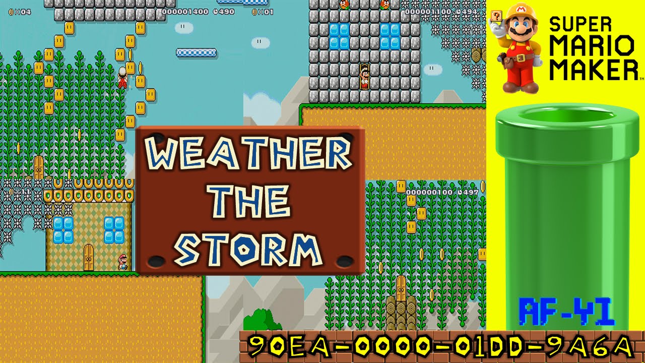 Mario Maker: Weather the storm - YouTube