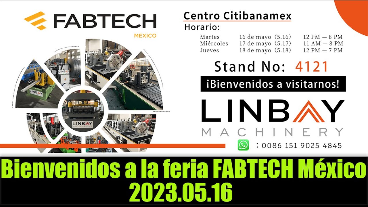 Linbay-Bienvenidos a la feria FABTECH México 2023.05.16 - YouTube