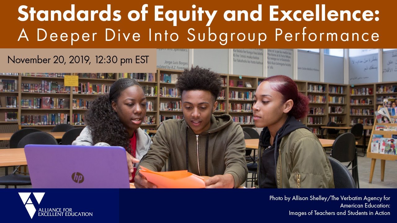 Standards of Equity and Excellence - YouTube