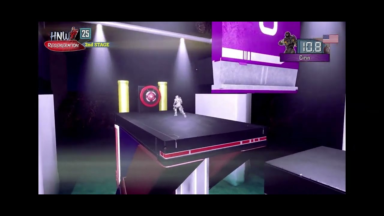 every halo ninja warrior 25 buzzer - YouTube