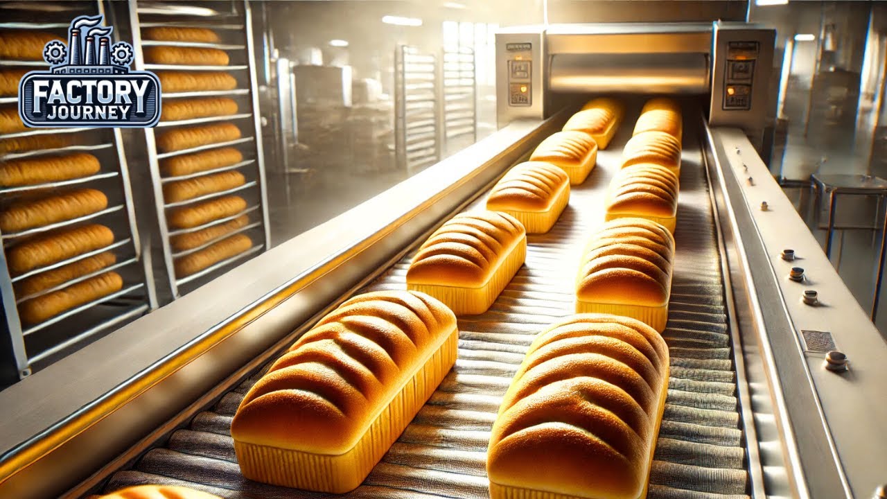 How Millions of Bread are Made in Factory | Bread Factory Process ...