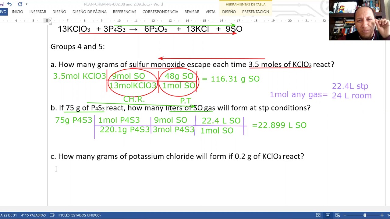 Basic Stoichiometry advanced level - YouTube