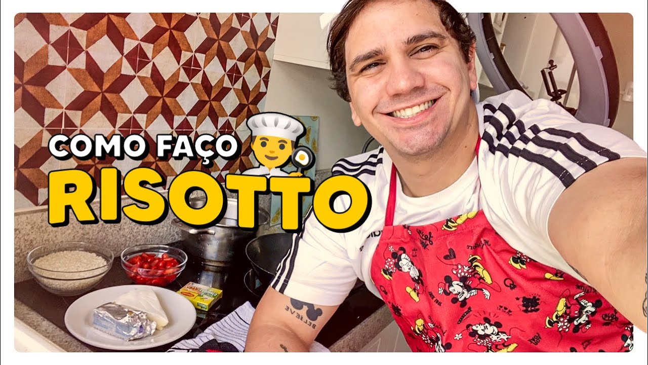 RECEITA DE RISOTO DE TOMATE CEREJA COM QUEIJO BRIE! 👨🏻‍🍳🍽| Chris ...