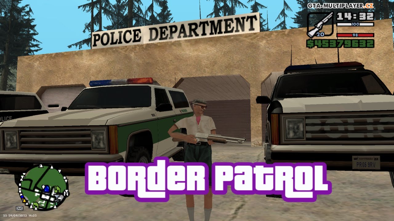 Border Patrol in GTA San Andreas Multiplayer (SAMP WTLS) - YouTube