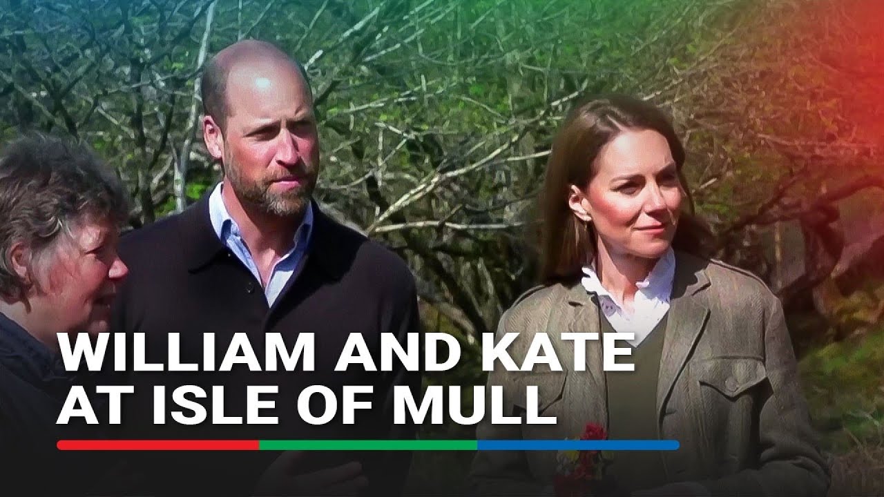 Prince William and Kate meet families at Scottish forest during ...