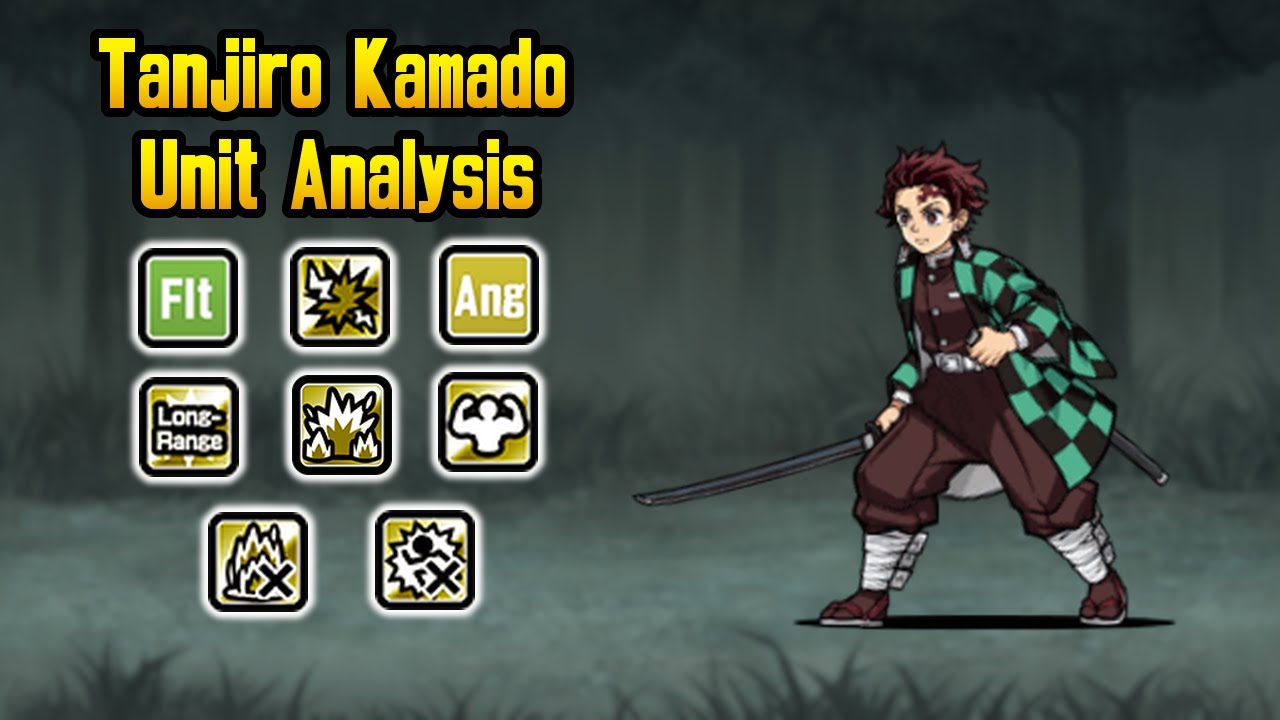 Tanjiro Kamado Analysis - The Battle Cats x Demon Slayer - YouTube