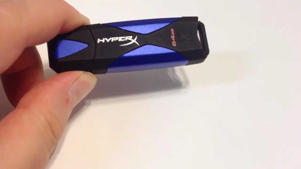 Kingston DataTraveler HyperX 3.0 USB Drive Review - YouTube