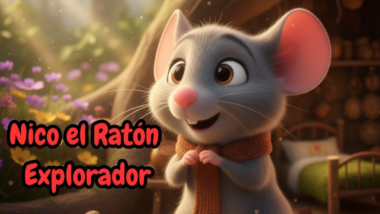 Nico EL RATON Explorador 🐭 | Cuento Infantil con Valores. Narrado en ...