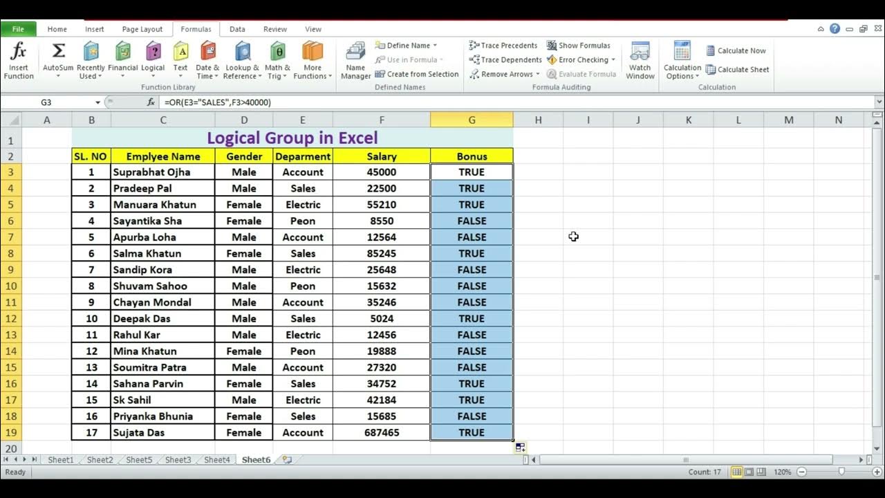 How to Use IF Function - OR, AND in Excel || MS Excel Tutorial in Bangla || IF Function in Excel ...