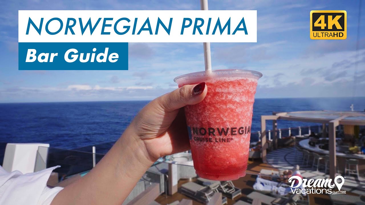 Norwegian Prima - Bar Guide - YouTube