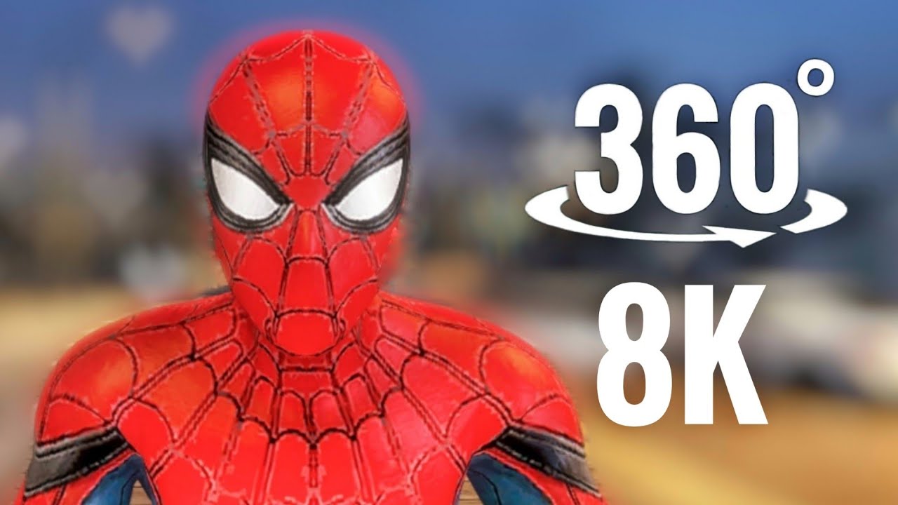 360° VR SPIDERMAN 8K video in GTA with Bike Virtual Reality - YouTube