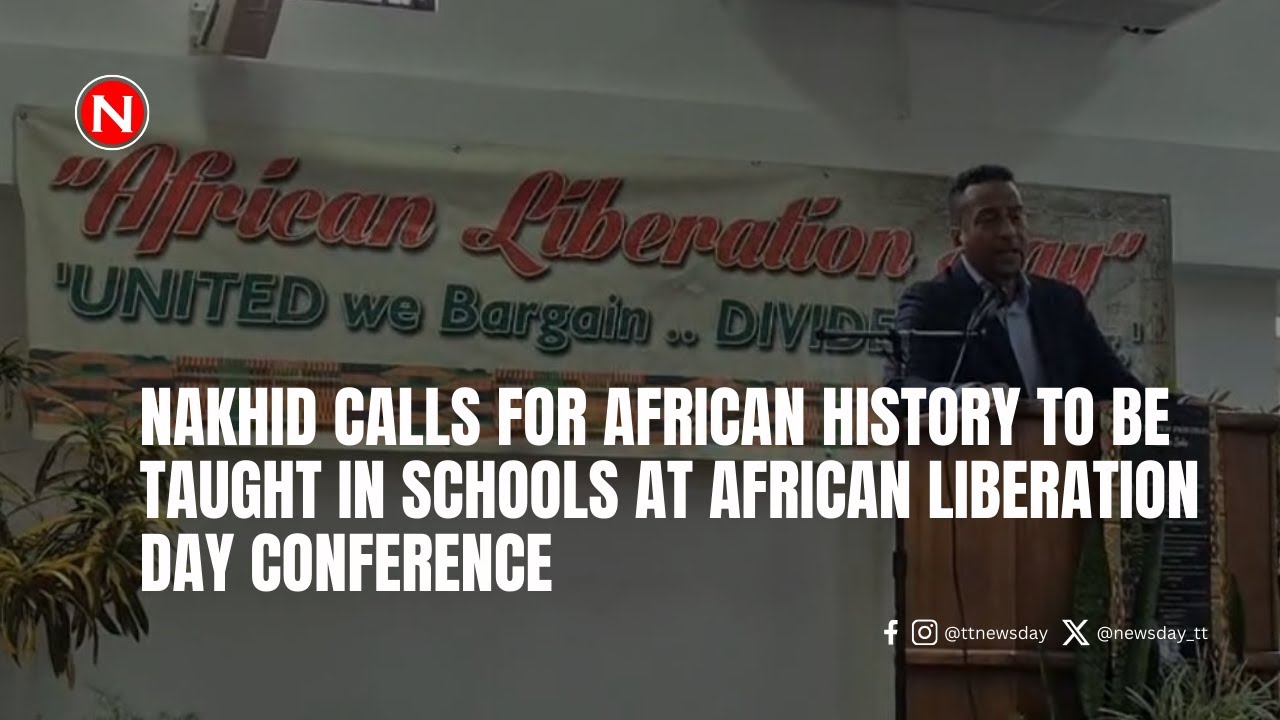 David Nakhid calls for African history to be taught in schools at ...