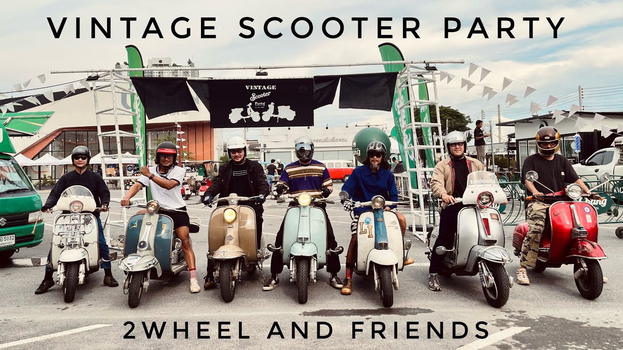 Vintage Scooter Party 24-8-24 @Black Market - YouTube