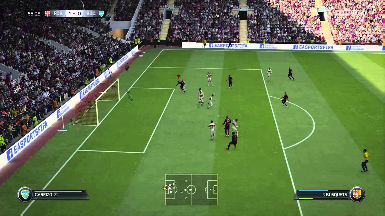 FIFA 15 PS4 Demo: Andres Iniesta free kick goal - YouTube