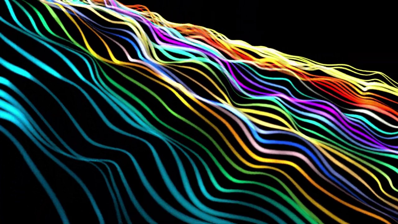 No Copyright Free Video [Abstract Color Lines] - YouTube