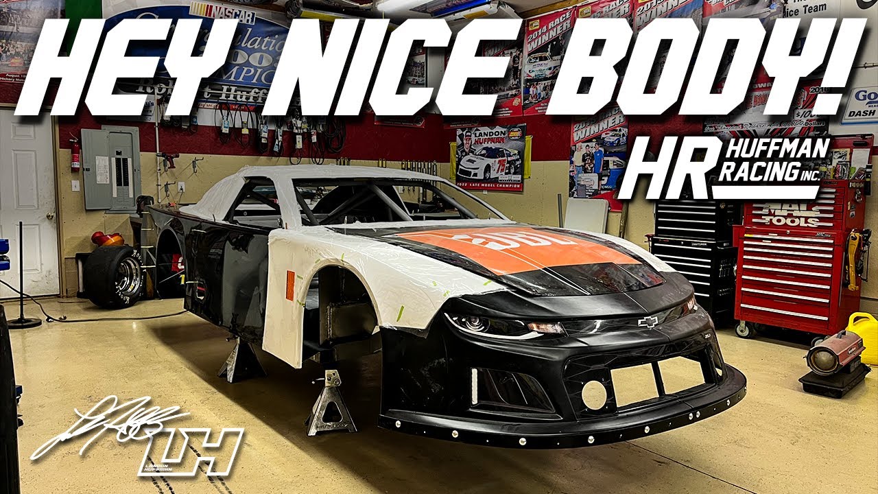 Our 2023 body is almost finished! Hanging a NASCAR late model body with ...