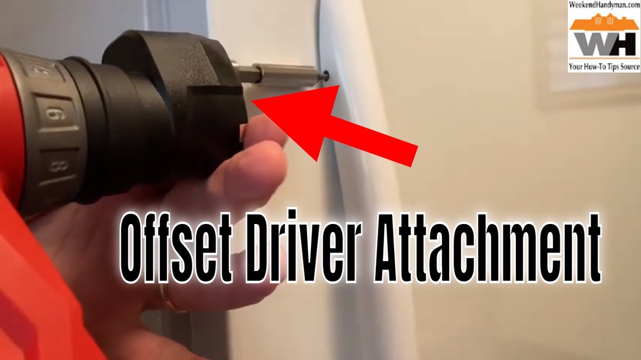 Driving A Screw In A Tight Space With The Milwaukee Drill/Driver With ...