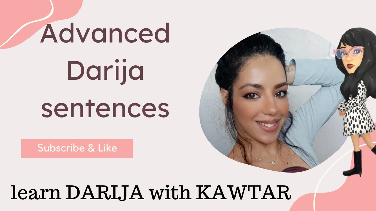 Advanced Darija Sentences (part two) -Darija With Kawtar #darija # ...