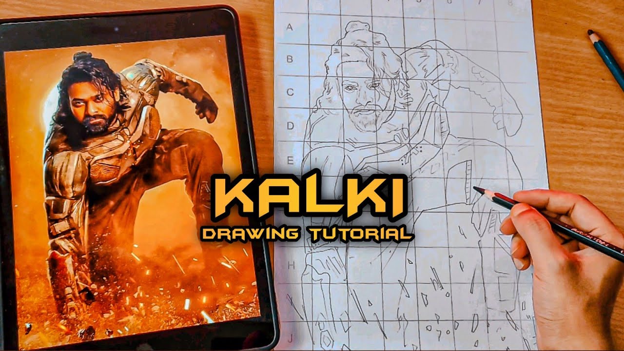 Step-by-Step Guide to Sketching Prabhas: Kalki Edition || Prabhas ...
