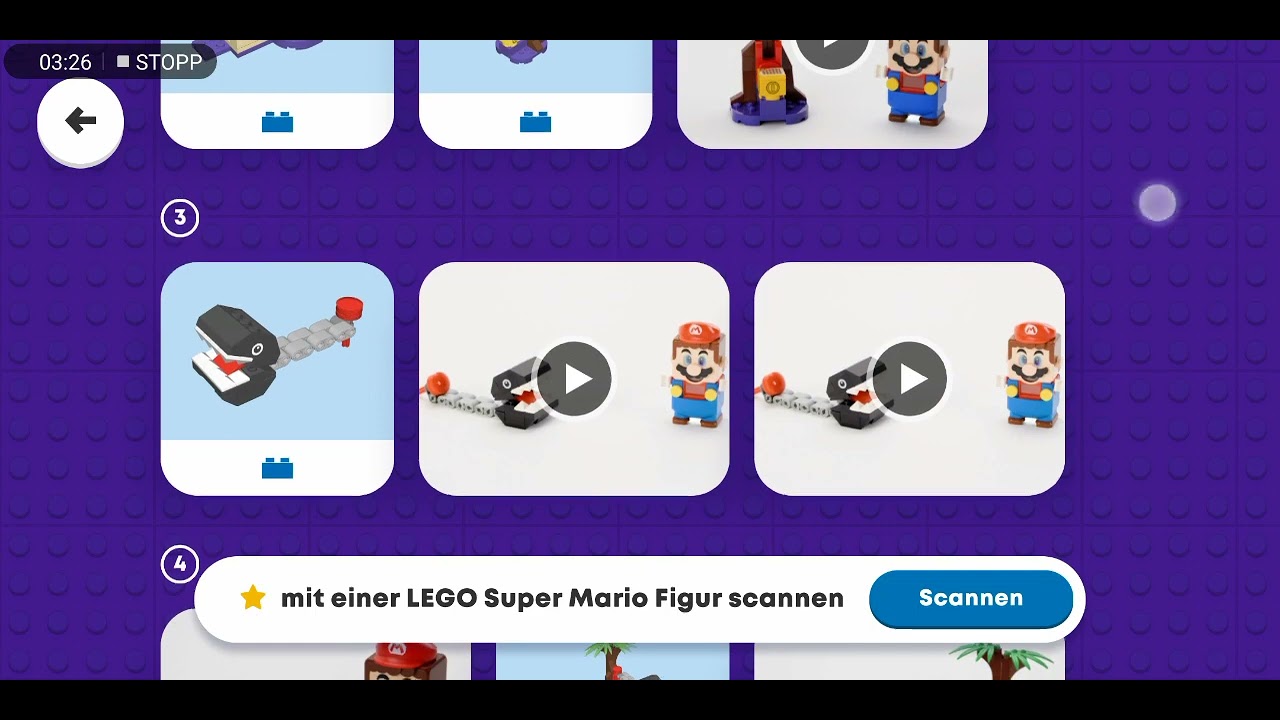 Lego super mario app. Set 71381 Begegnung mit dem Kettenhund. Alle ...