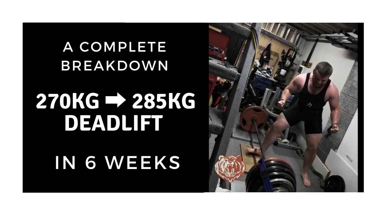 Road to 300kg - 285kg Deadlift PB - YouTube