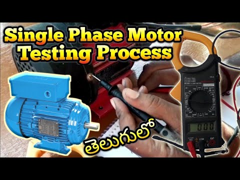 How To Check Single Phase Motor Winding @Maheshelectricks - YouTube