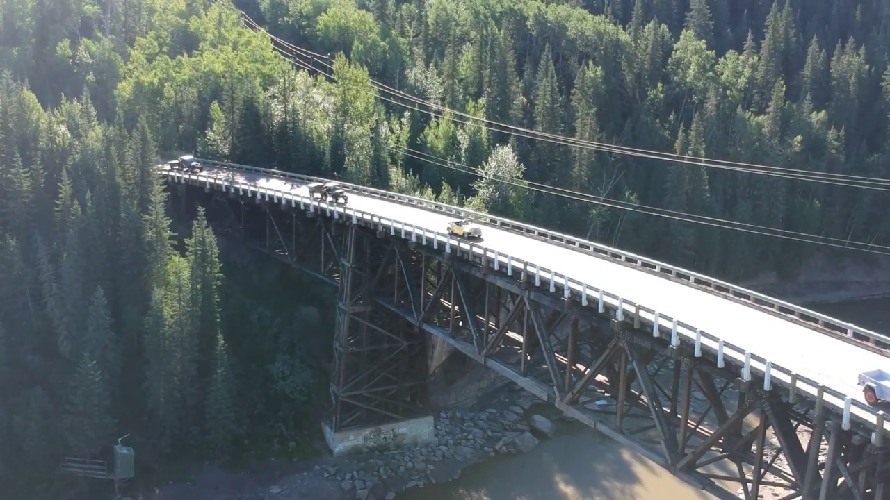 Kiskatinaw Bridge with Alaska Or Rust crew - YouTube