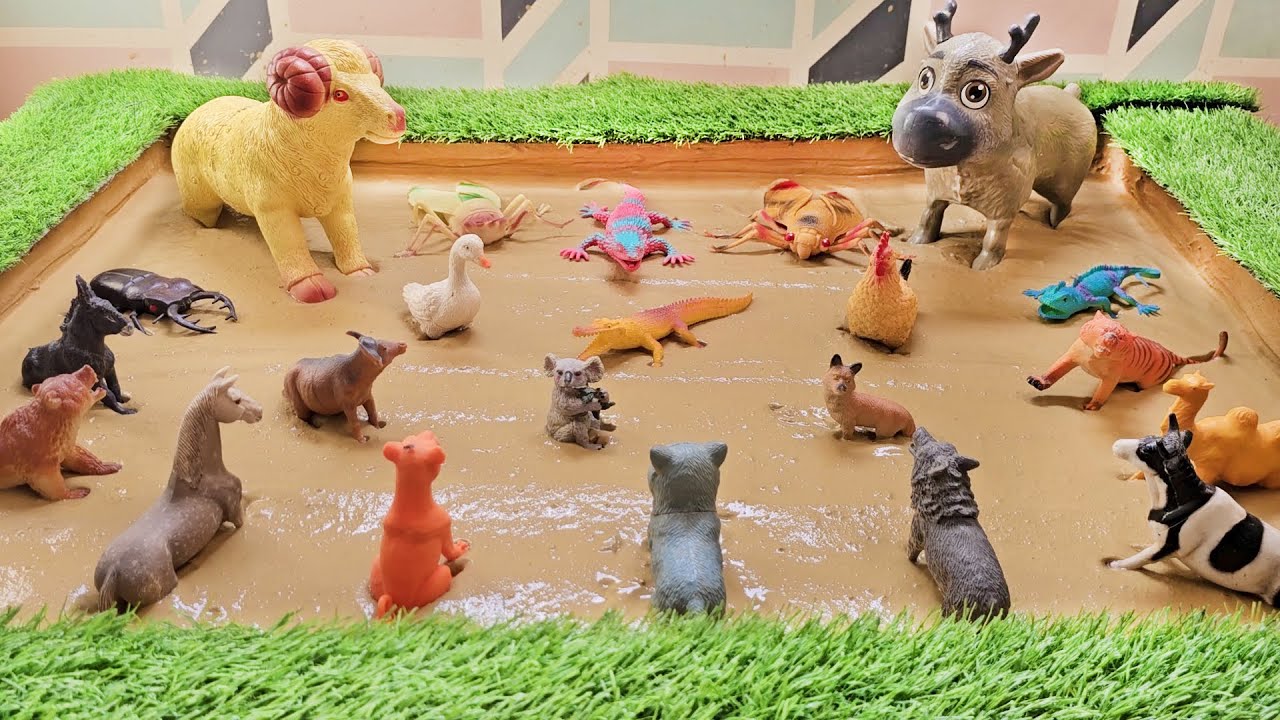 Critter Capers in the Mud 🐾🐸 A Journey Through the Forest Animals and ...