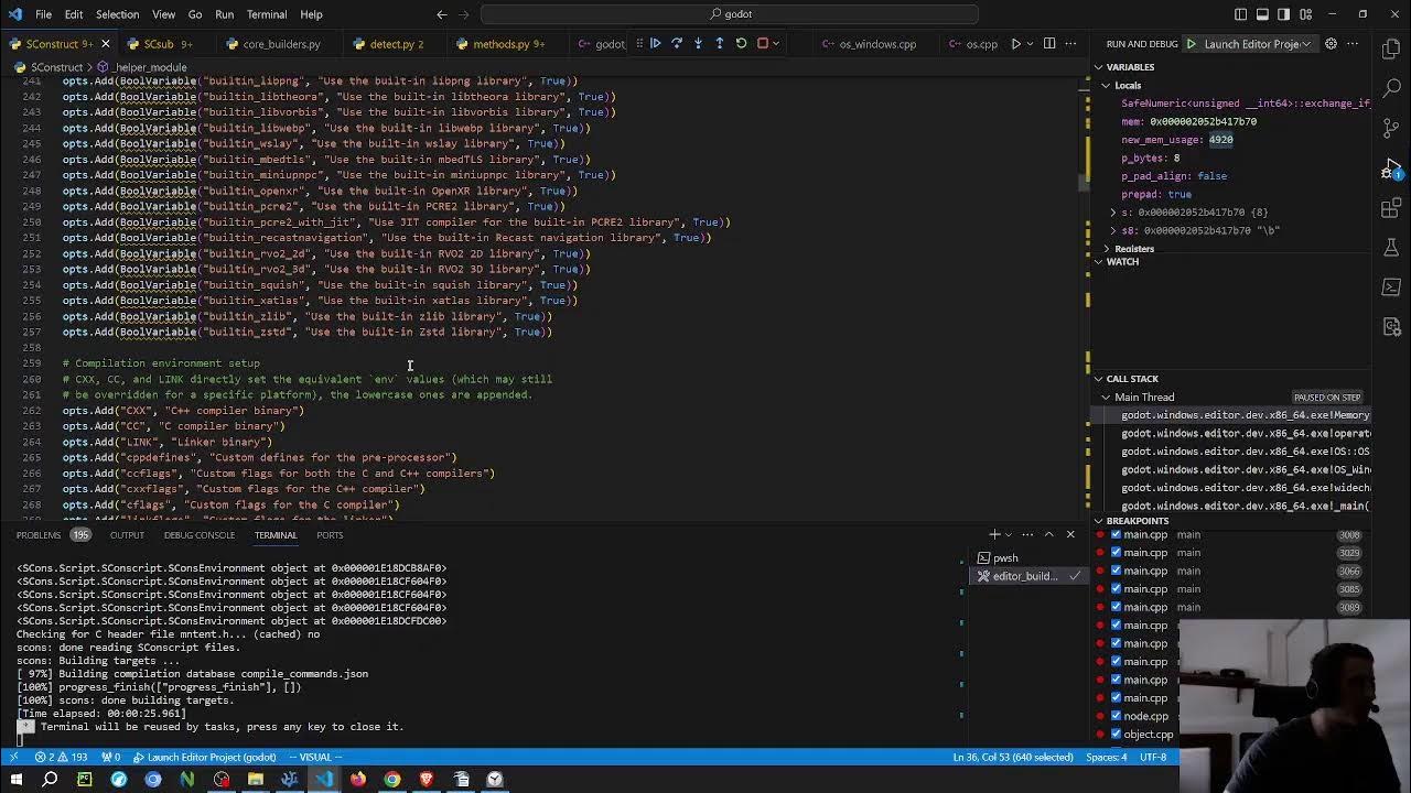 Studying Godot's build system and source code part 2 - YouTube