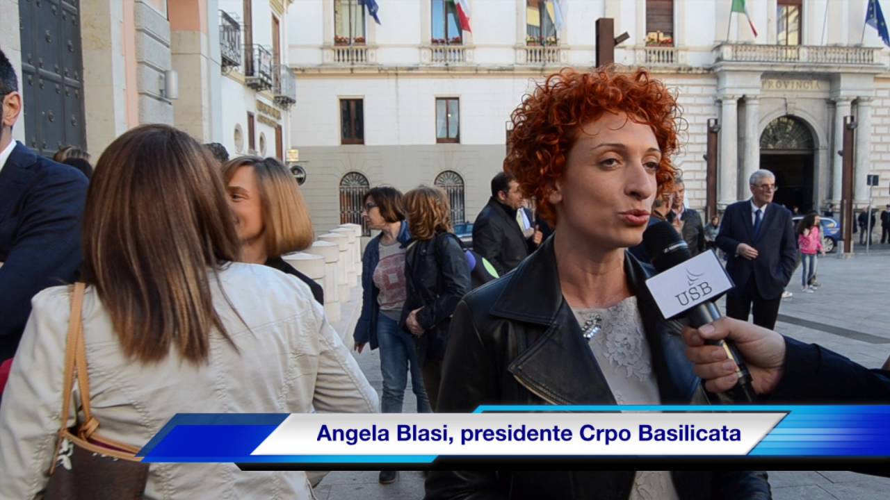 Intervista ad Angela Blasi presidente Crpo Basilicata - YouTube