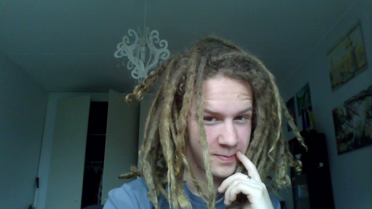 Natural Curly Freeform Dreadlocks 900 days (Neglect) 2½ Years - YouTube
