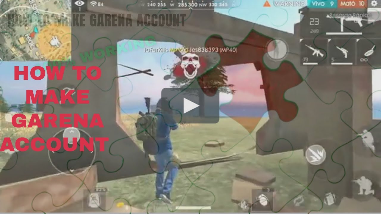 How to make our garena account for free fire players. KTZ Gaming and ...