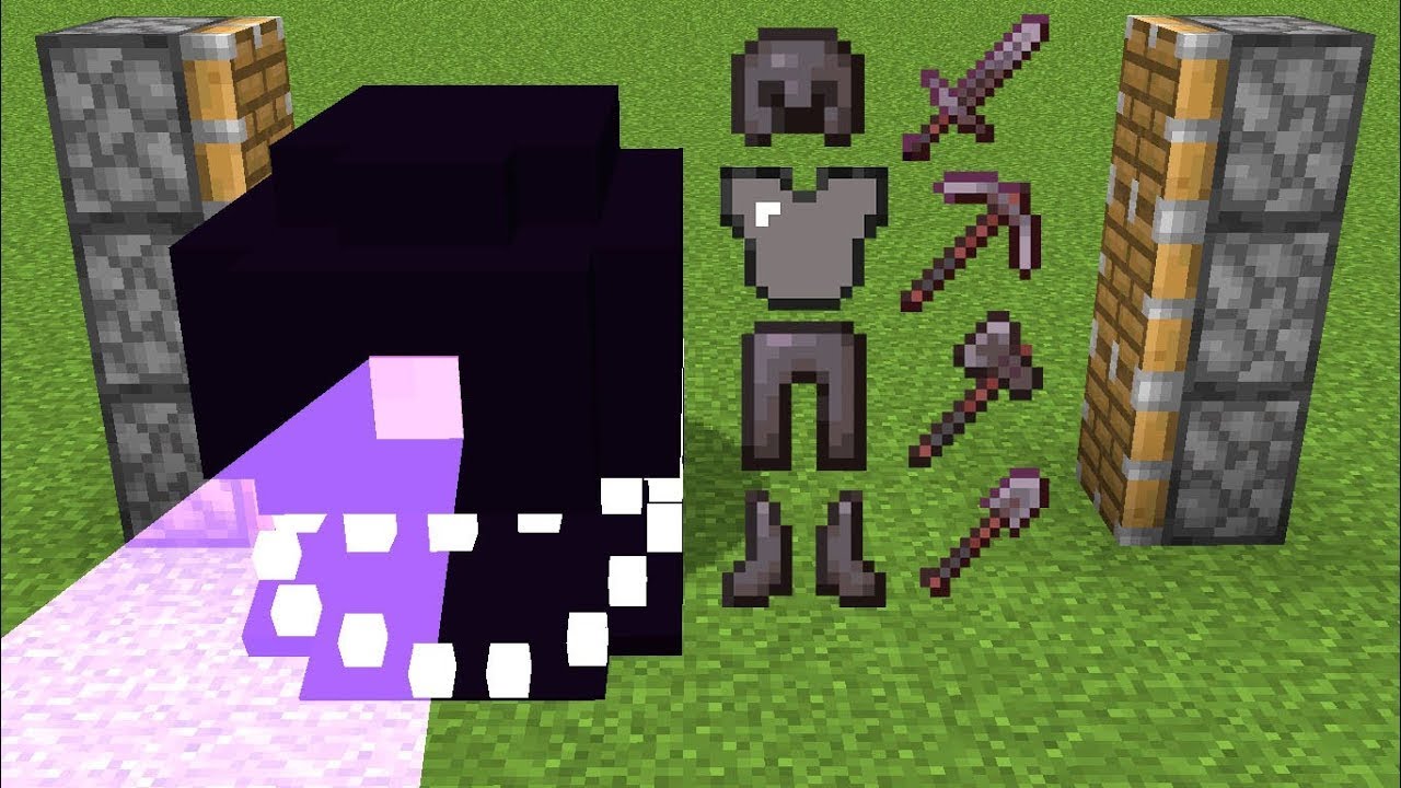 wither storm + all netherite armor = ??? - YouTube