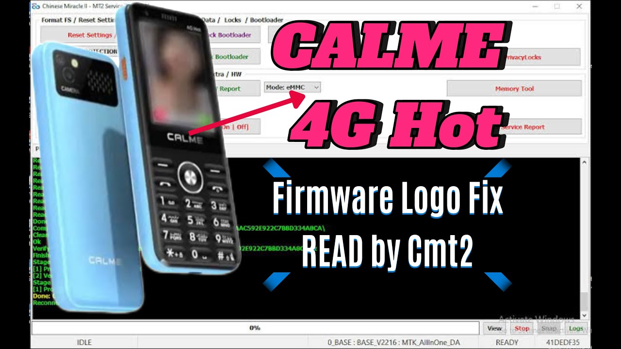 Calme 4g Hot Hang On LOgo Dead Fix Flash file Read With Cm2! Calme 4g ...