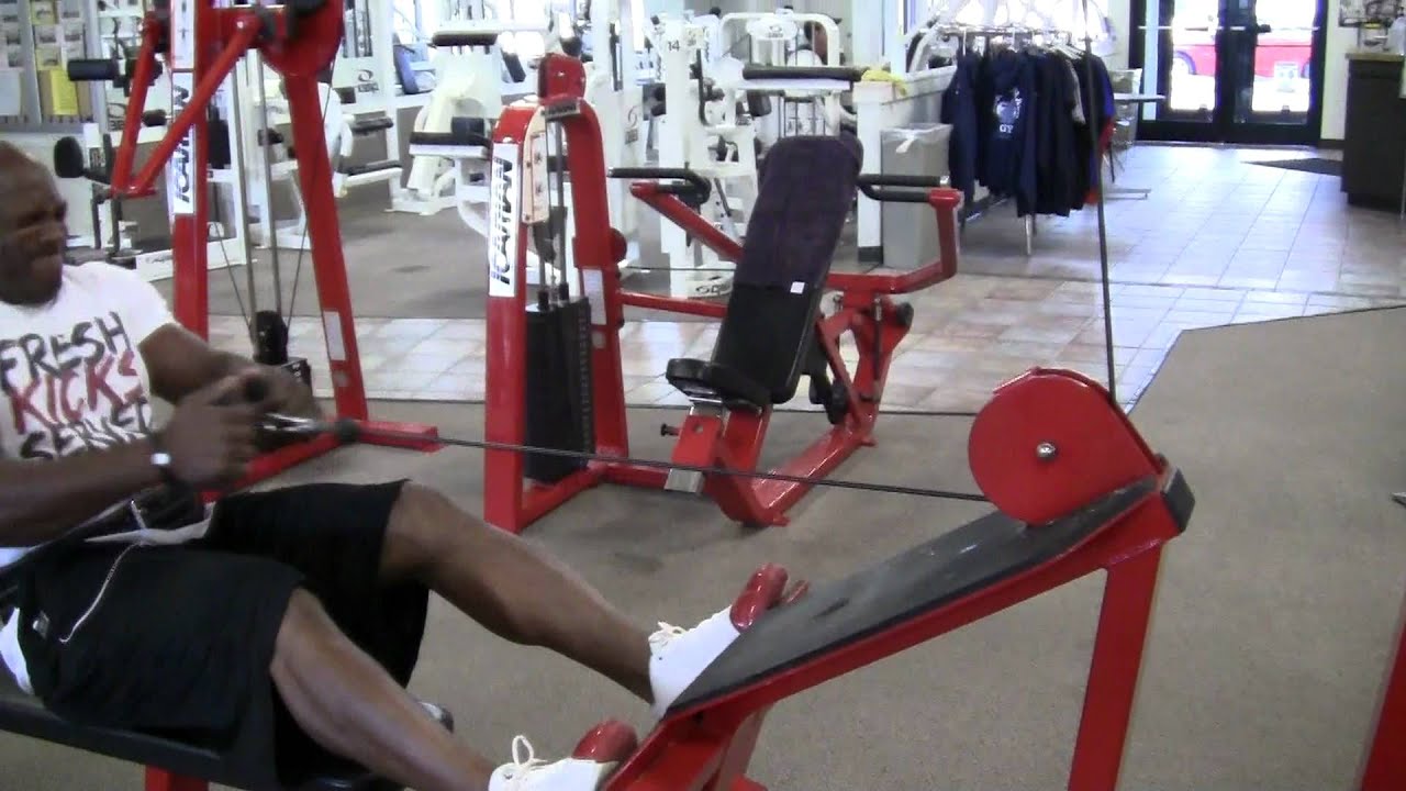 MAG Close Grip Prone Pulley Rows...pulling the entire stack - YouTube