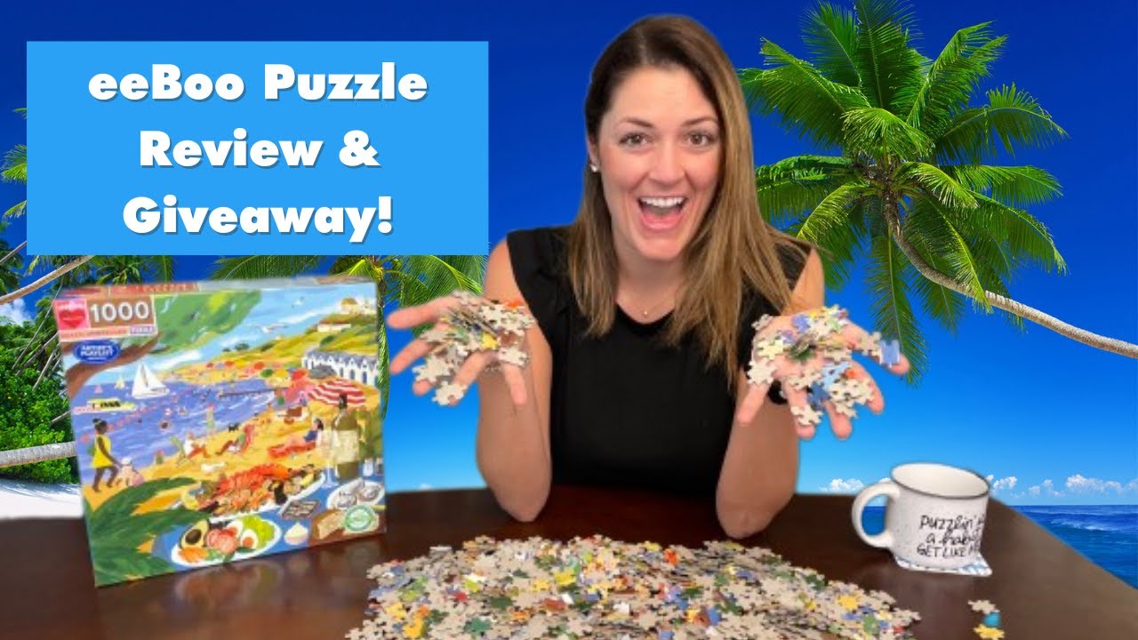 A Beach Day Give Away With eeBoo - Win a Free Puzzle! - YouTube