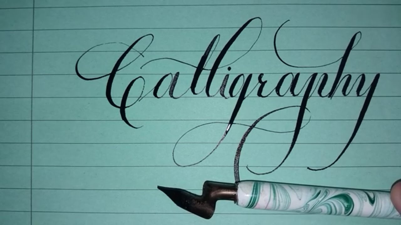 Writing The Word Calligraphy YouTube writing-the-word-calligraphy-youtube