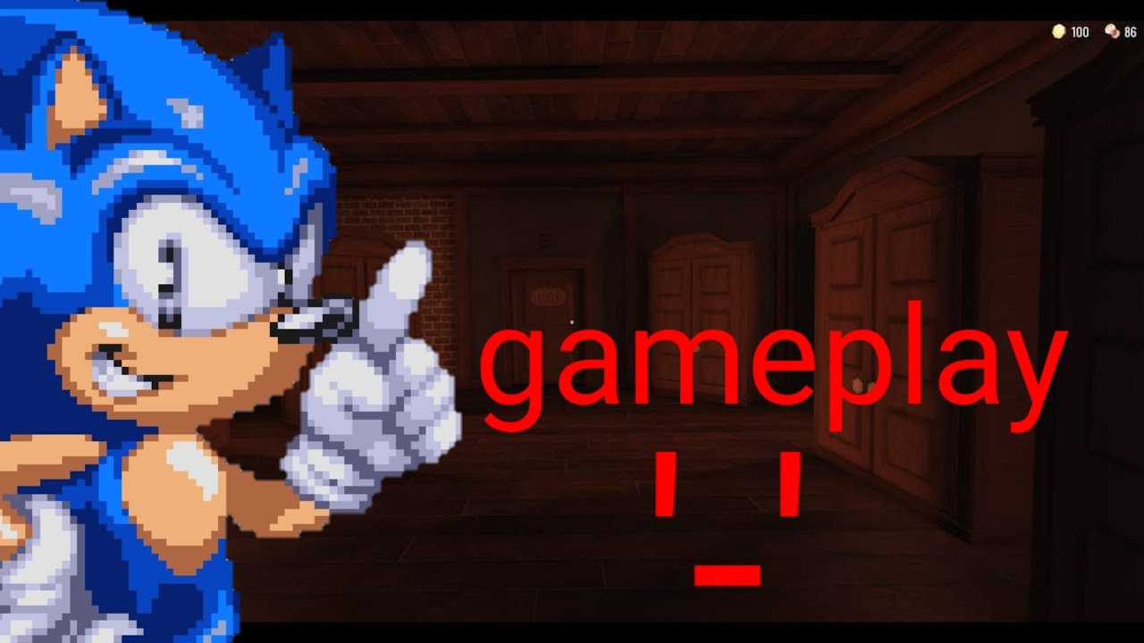 se os personagens de Sonic jogasse doors - YouTube