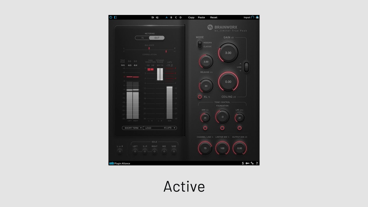 Brainworx - bx_limiter True Peak Playthrough | Plugin Alliance - YouTube