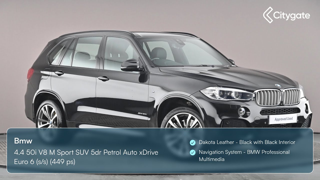 Bmw X5 - 4.4 50i V8 M Sport SUV 5dr Petrol Auto xDrive Euro 6 (s/s ...