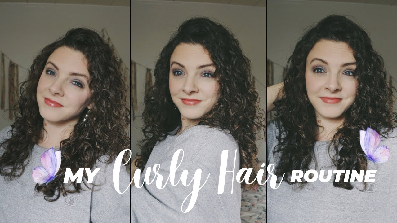HAIR CURLY HAIR ROUTINE | How I care for my naturally curly hair - YouTube