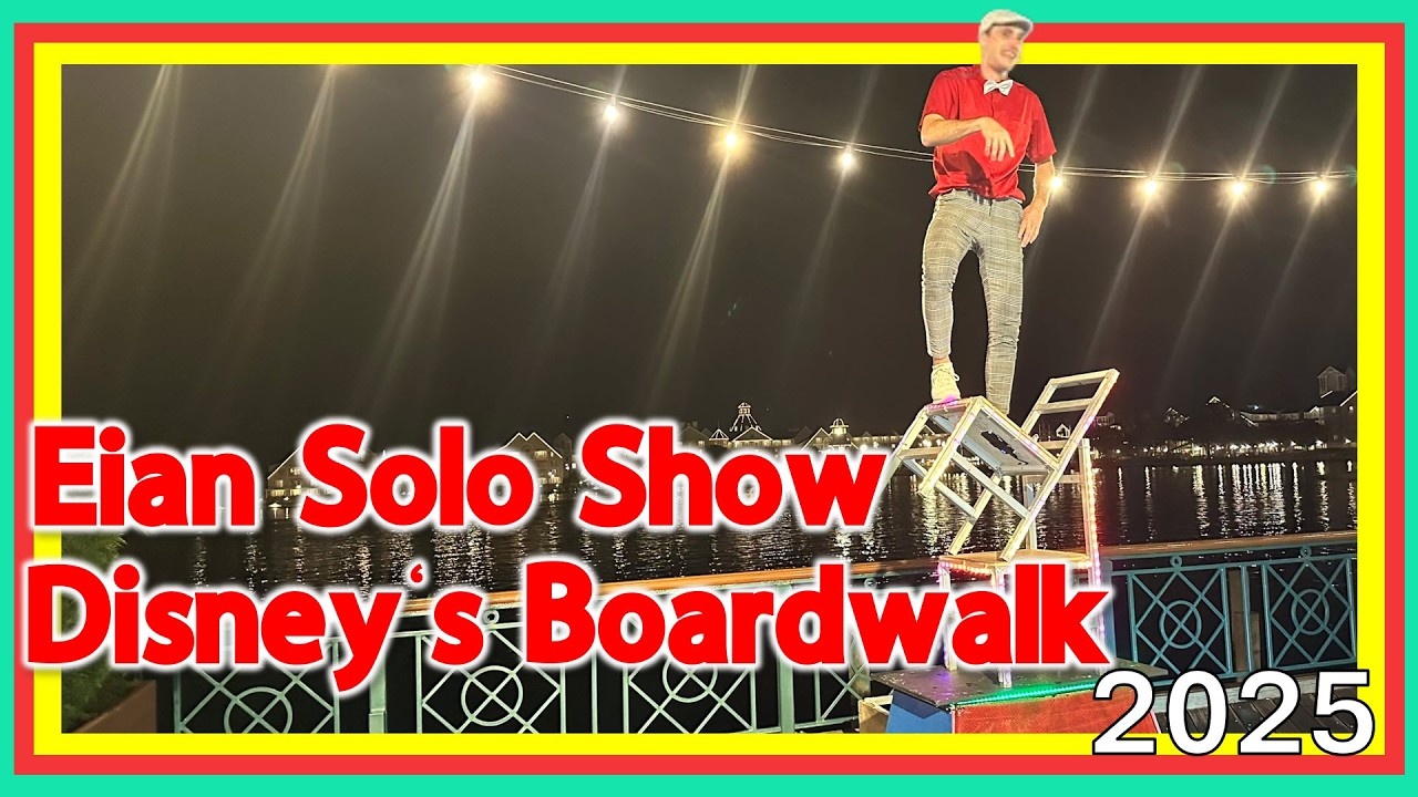 He Stacks Chairs HOW High?! The Eian Solo Show at Disney’s BoardWalk ...