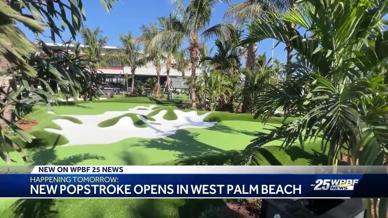 PopStroke opening at Palm Beach International Airport - YouTube