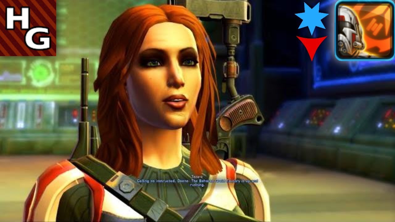 SWTOR Trooper [Female] Corellia Planetary Story Arc [Part 2 of 4] - YouTube