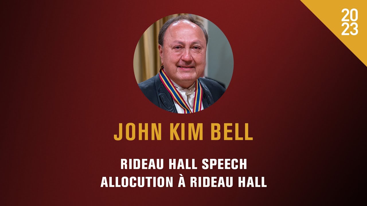 John Kim Bell at / à Rideau Hall 2023, GGPAA-PGGAS 2023 - YouTube