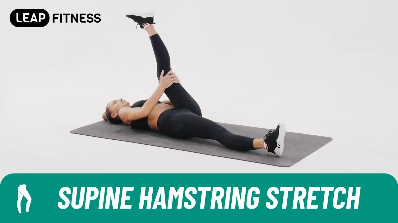 How to Do：SUPINE HAMSTRING STRETCH - YouTube
