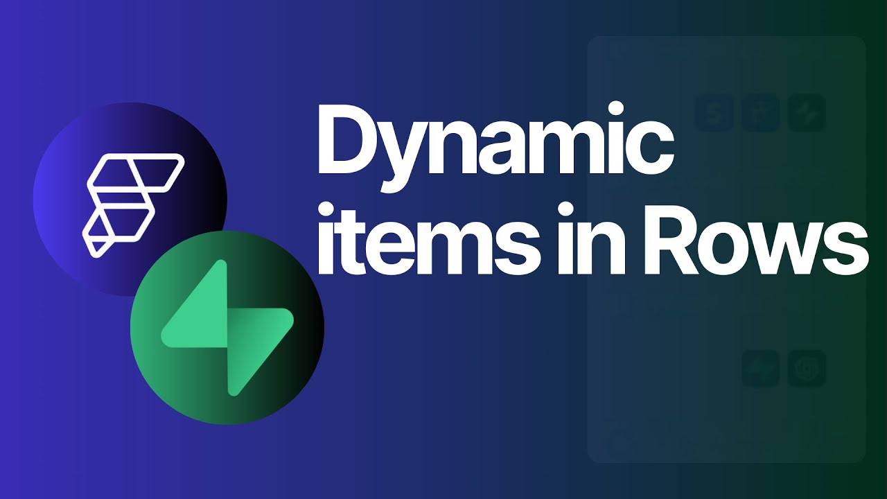 Create Dynamic Children items on Flutterflow from Supabase - YouTube