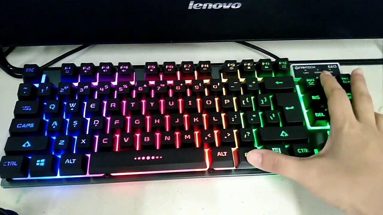 A Very QUICK & SILENT Review on this K613 FIGHTER KEYBOARD - YouTube